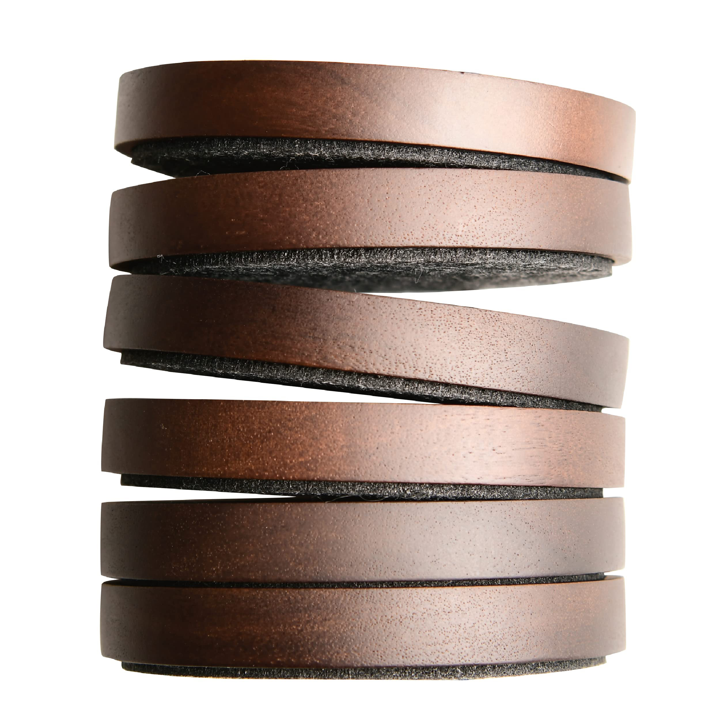 BOJUNTAN Sous-verre en bois pour boissons, 4,3 pouces, ensemble de 6 ...