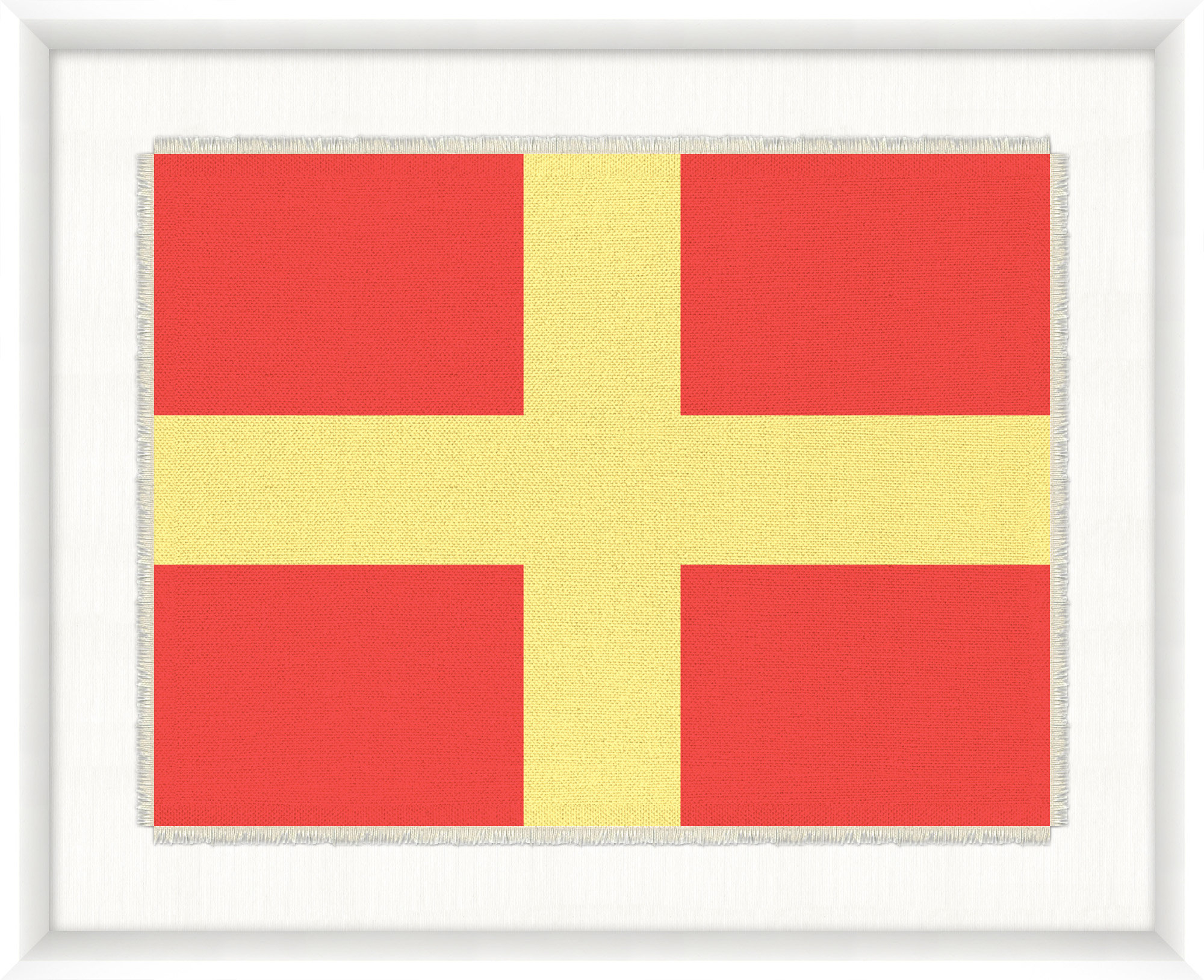 Wendover Art Group Nautical Flag Textile " Nautical Flag Textile R " by ...