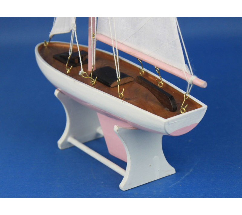 Handcrafted Nautical Decor Wooden It Floats Floating Model Sailboat ...