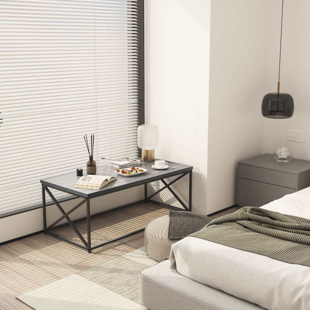 17 Stories 17 Inch Single layer "X"leg coffee table | Wayfair