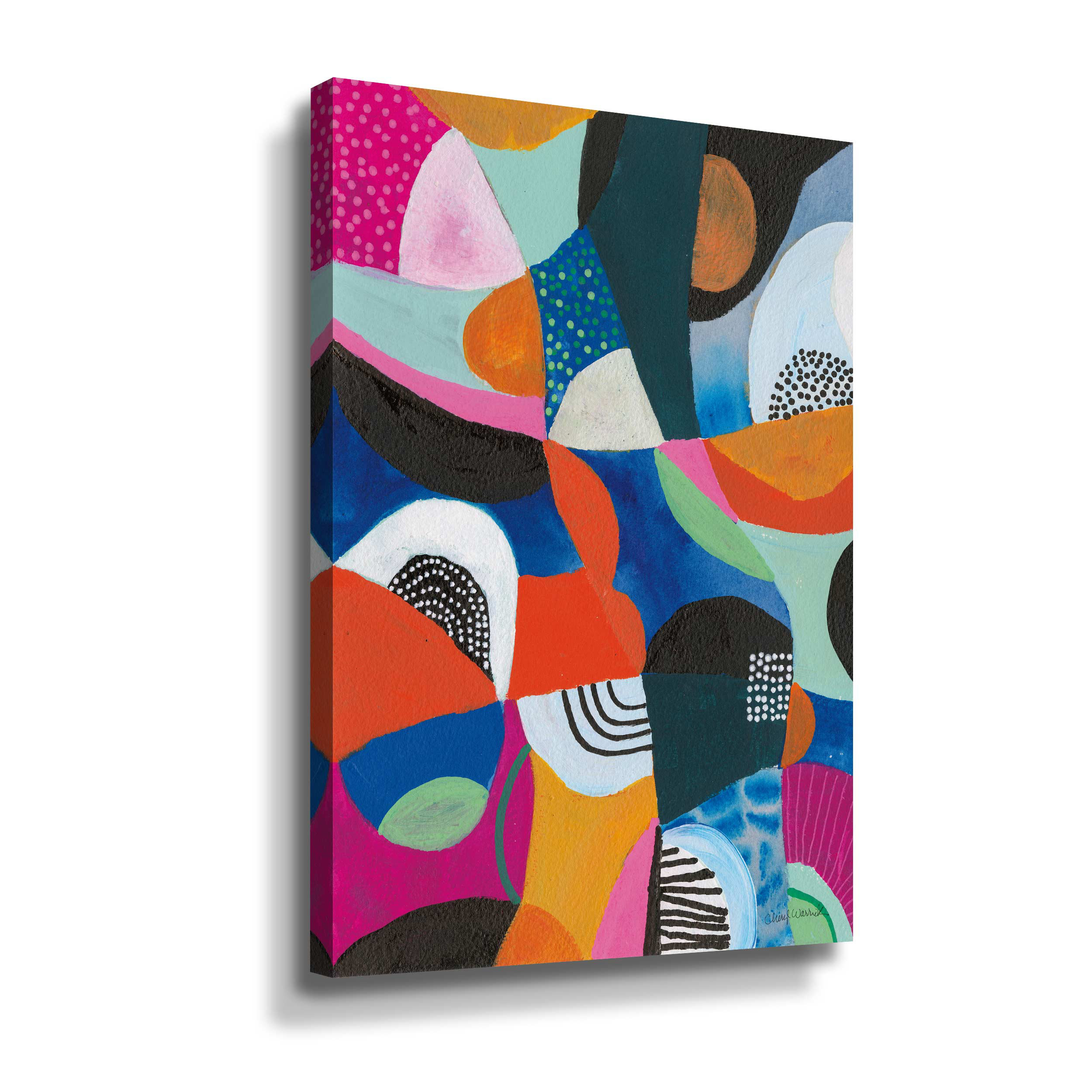 Wrought Studio™ Overflow II Gallery Wrapped Floater-Framed Canvas | Wayfair