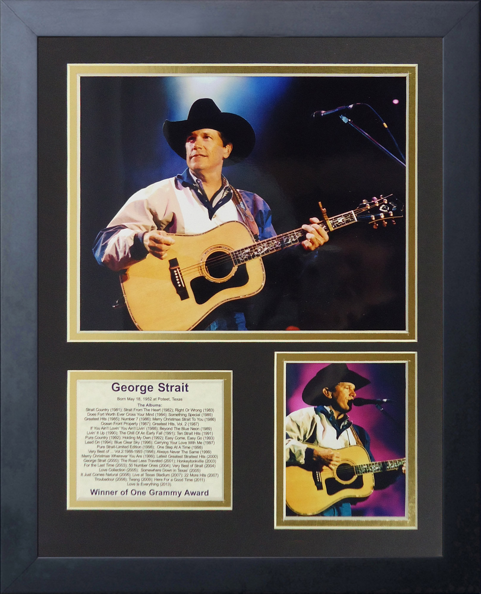 Legends Never Die George Strait Framed Memorabilia & Reviews | Wayfair