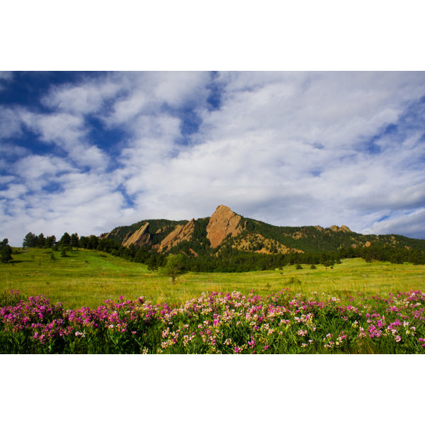 Millwood Pines Boulder Flatirons On Canvas by Hurleyjay Print - Wayfair ...