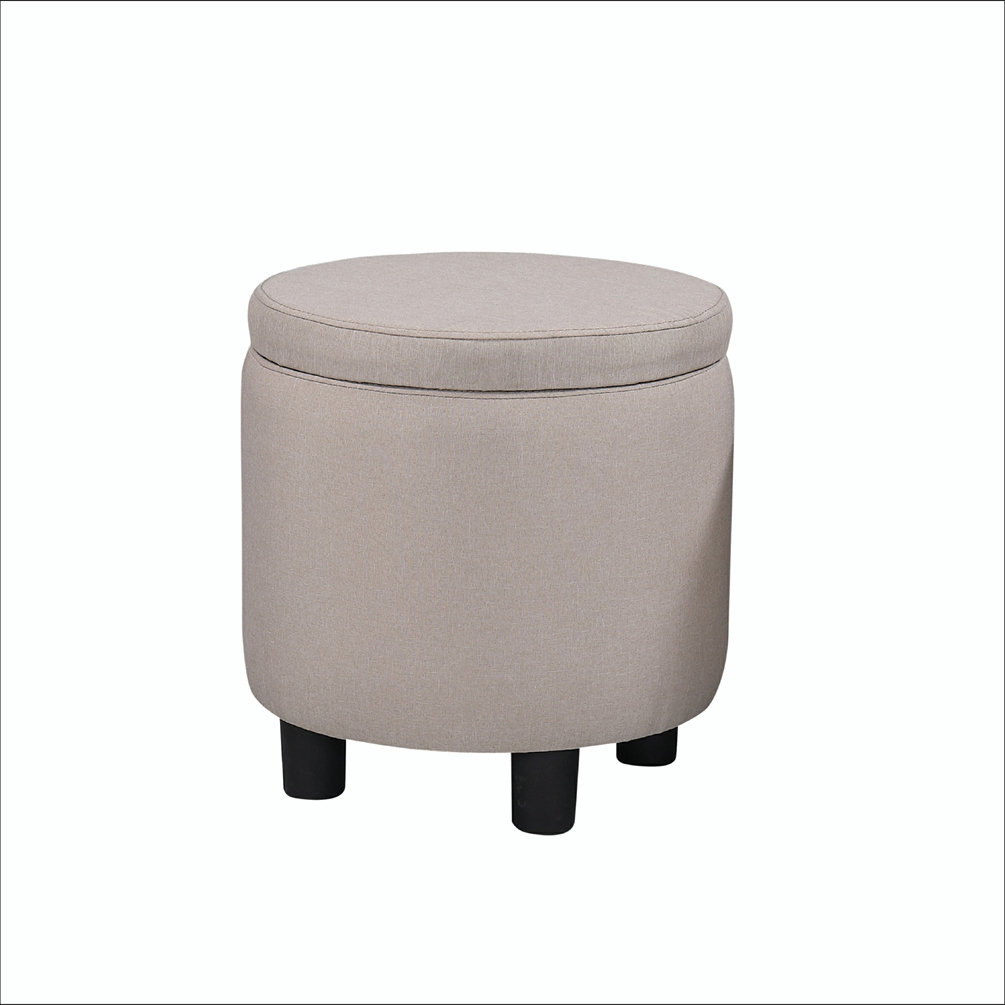 Ebern Designs Jazleen Upholstered Storage Ottoman | Wayfair