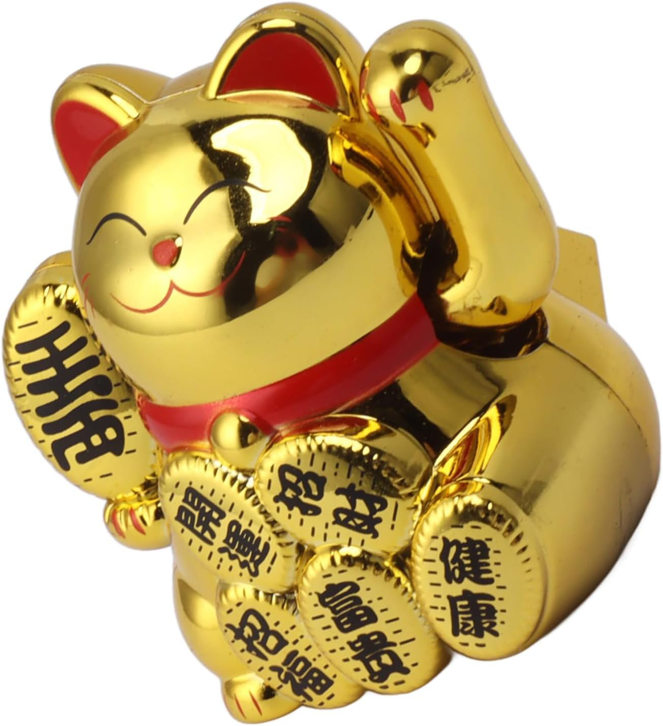 Dakota Fields Cute Solar Waving Cat, Solar Powered Waving Cat Lucky Cat ...