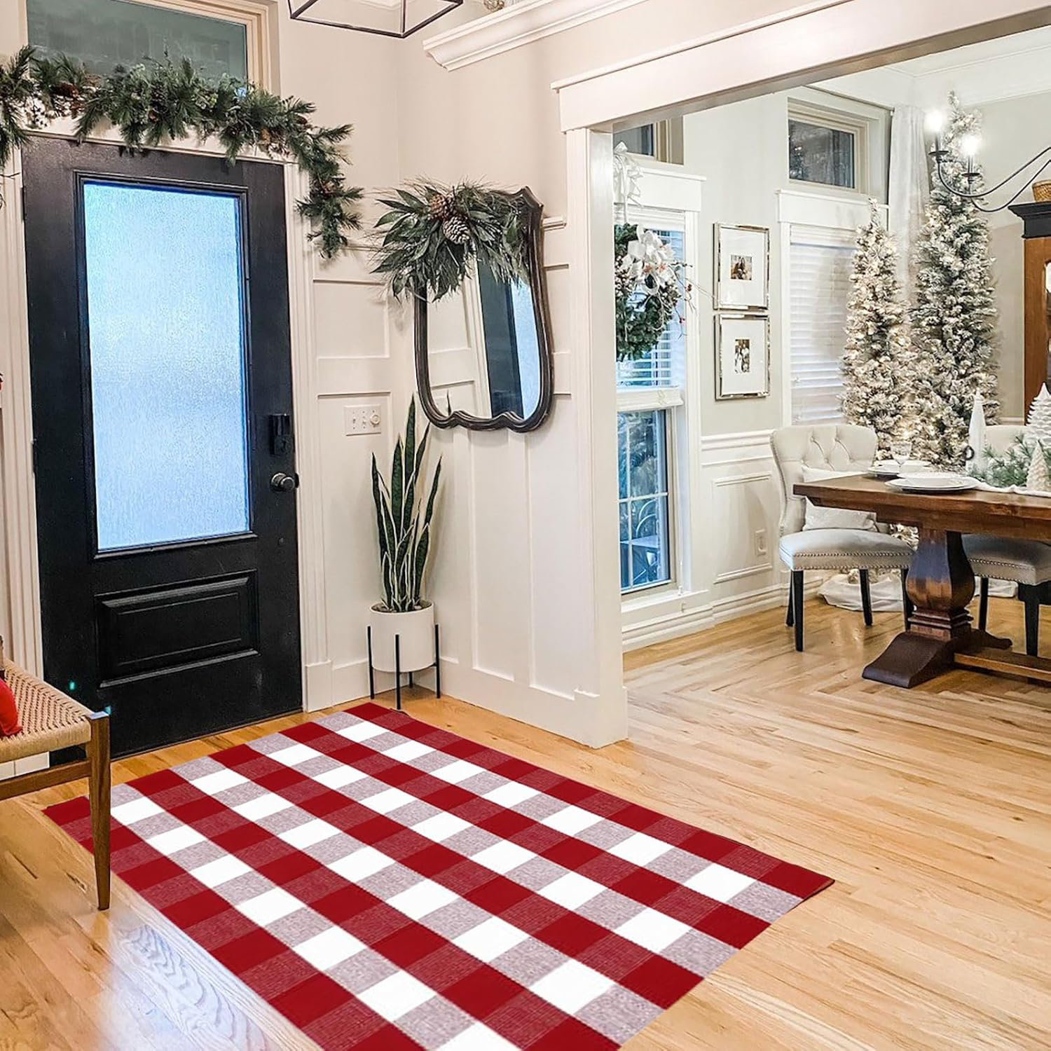 Gracie Oaks Plaid Outdoor Rug, 3'X5' - Wayfair Canada