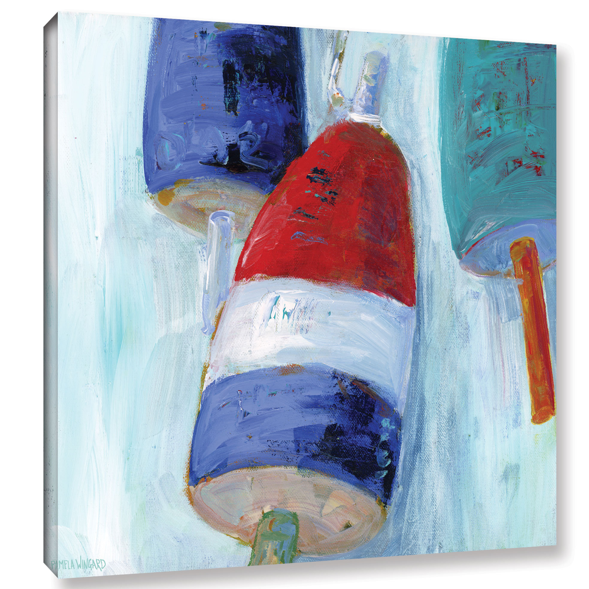 Breakwater Bay 'Nautical Buoys' Painting Print on Wrapped Canvas ...