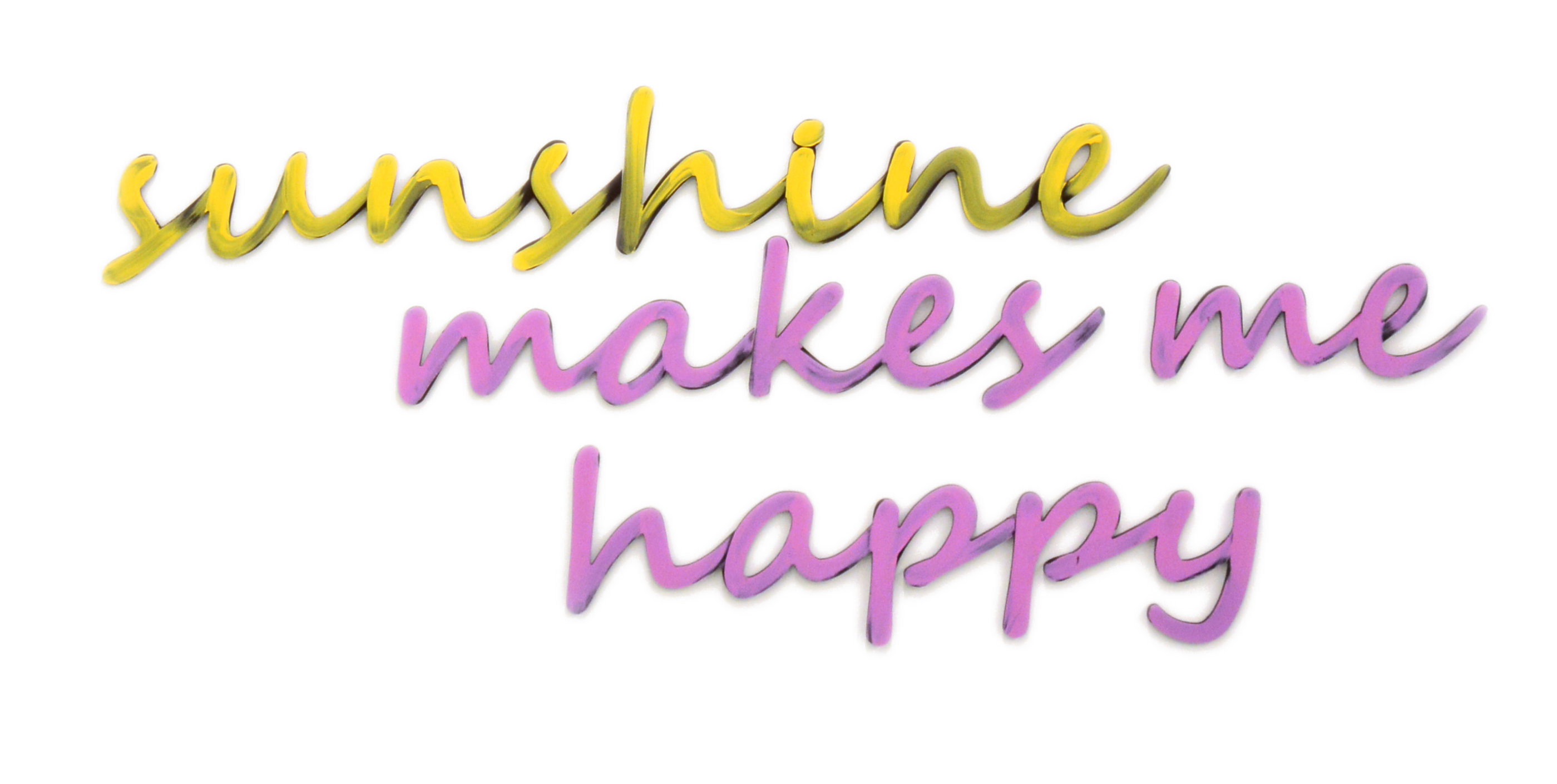 Letter2Word Club Kiddo Sunshine Makes Me Happy 3D Wall Décor - Wayfair ...