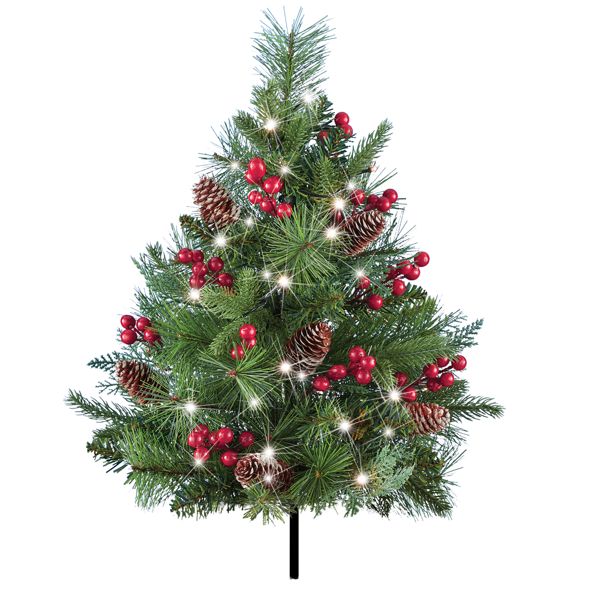 The Holiday Aisle® Pine Tree Lighted Display | Wayfair