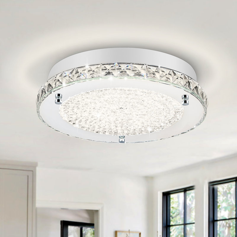 Mercer41 Lilyian Flush Mount Ceiling Light Fixtures Ceiling Mount 11in ...