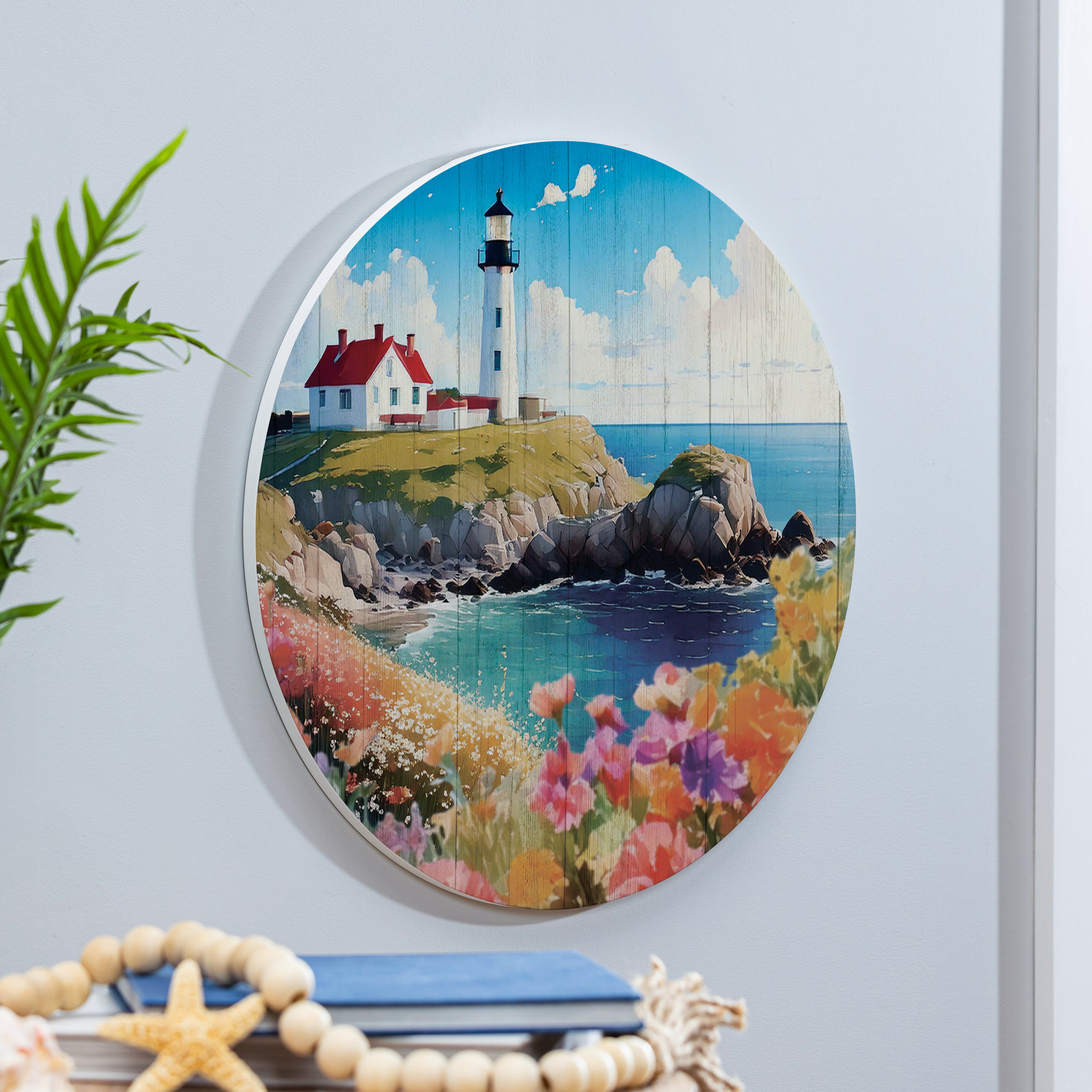 Breakwater Bay Coastal Door Decor Welcome Lighthouse 18" - Wayfair Canada