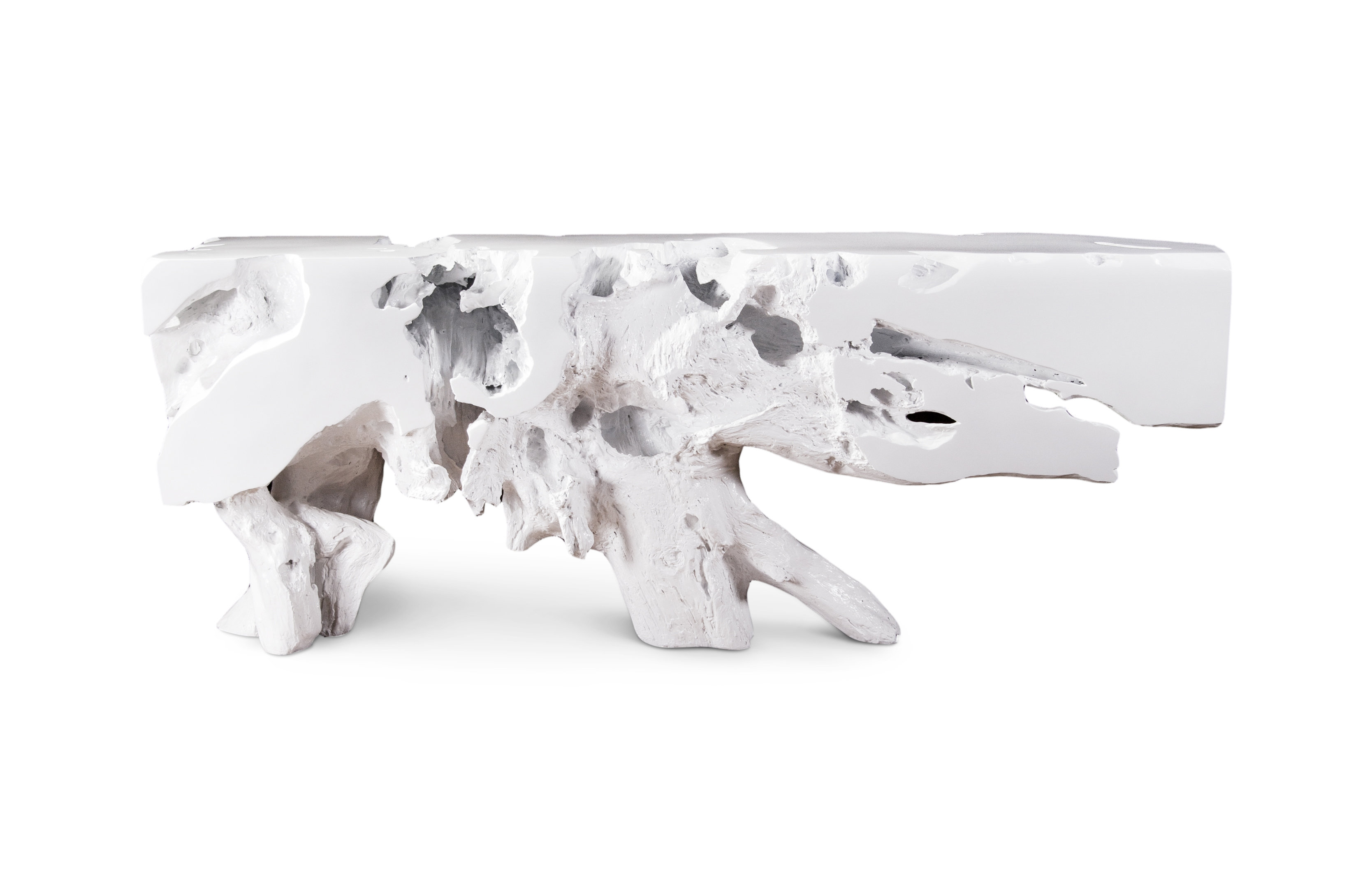 Phillips Collection Cast Naturals Freeform Console Table | Wayfair