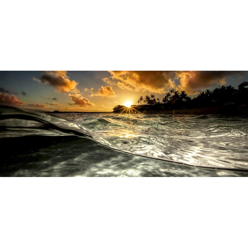 Clicart Aloha Sunrise On Canvas by Daleno Art Print | Wayfair
