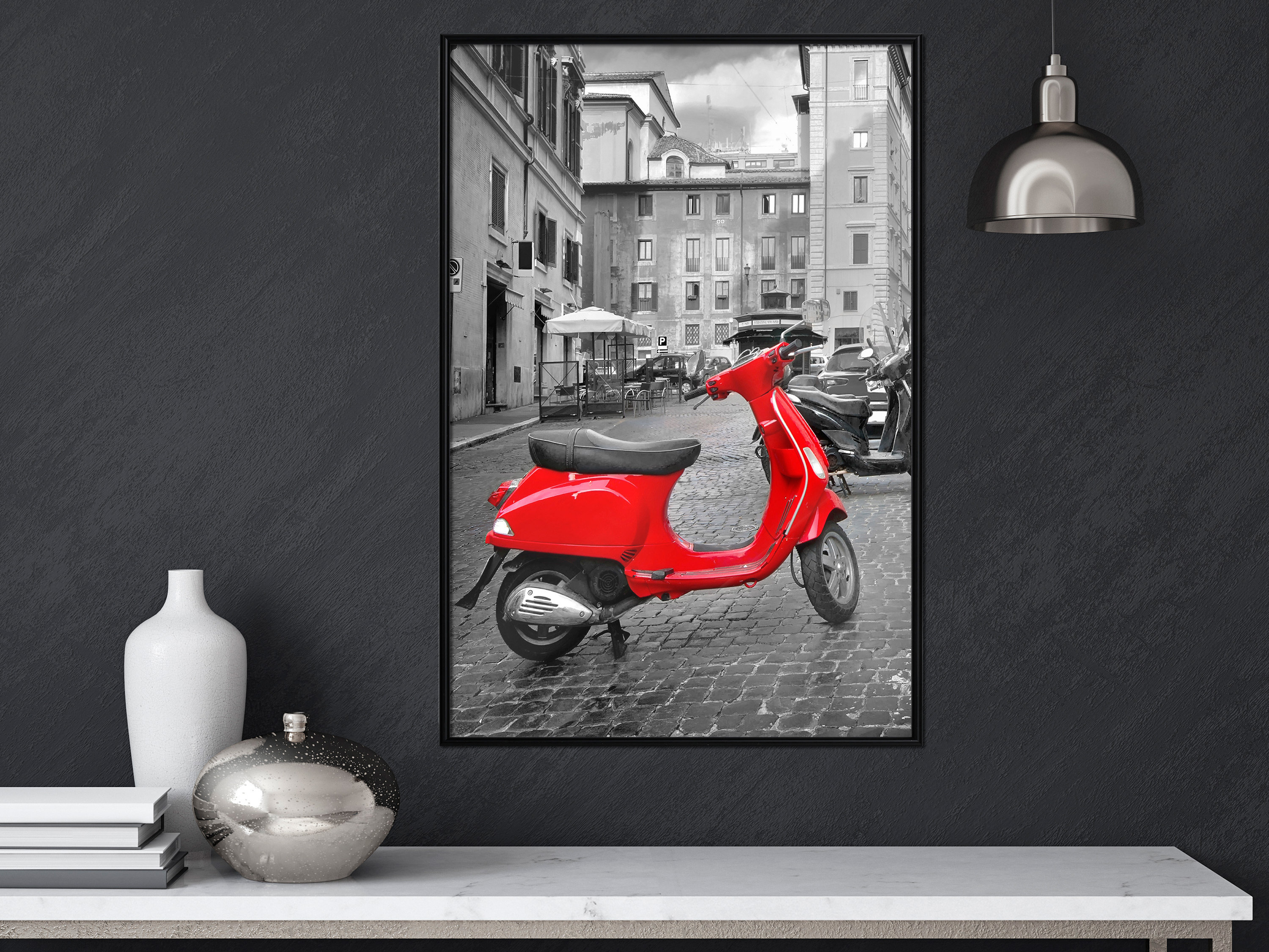 East Urban Home The Most Beautiful Scooter - Picture Frame Photograph ...