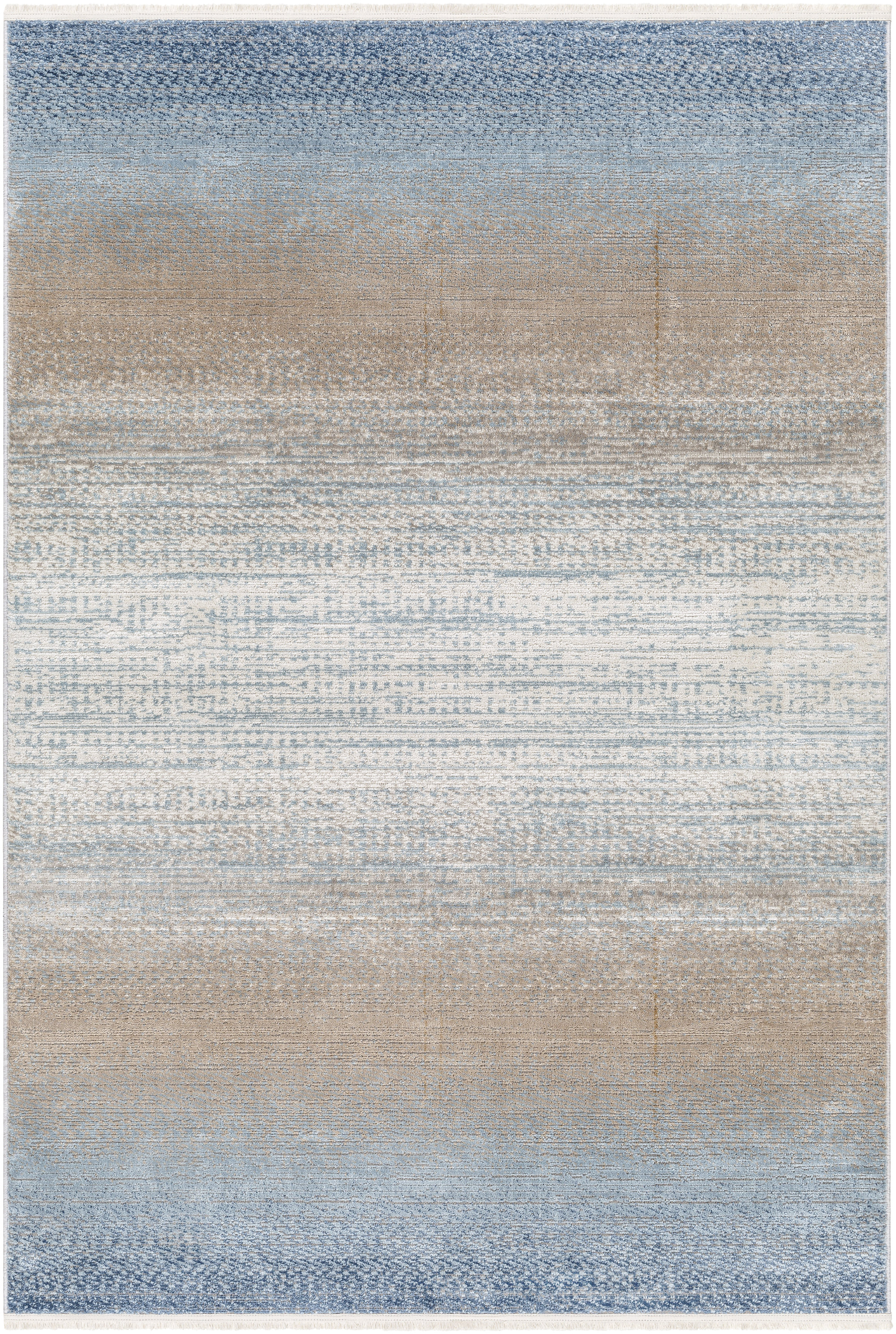 Joss & Main Demetra Rectangle Machine Woven Area Rug in Blue/Brown/Gray ...