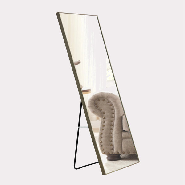Ebern Designs Najay Solid Wood Rectangle Mirror | Wayfair