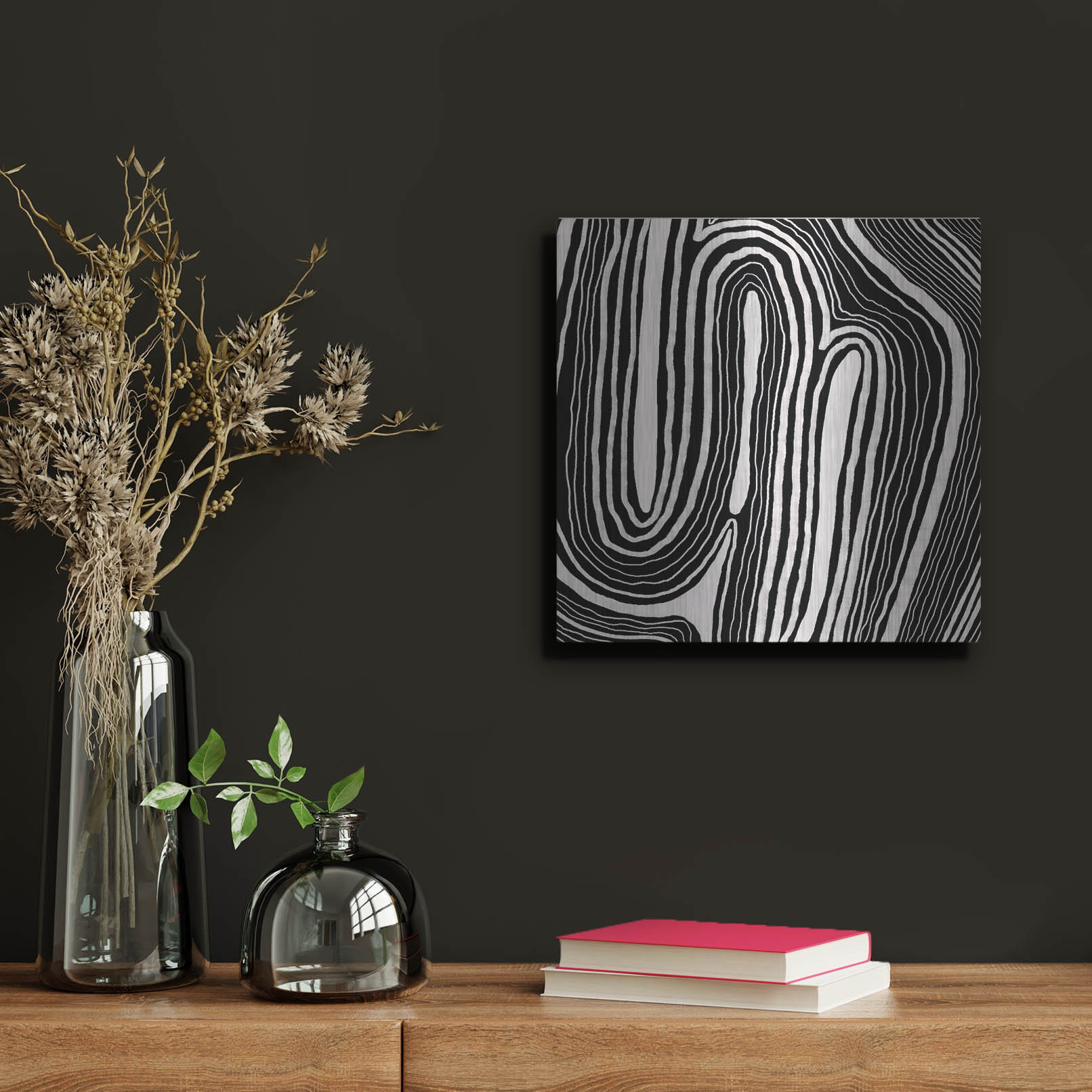 Wrought Studio™ 'Dizziness I' by Regina Moore, Metal Wall Art | Wayfair