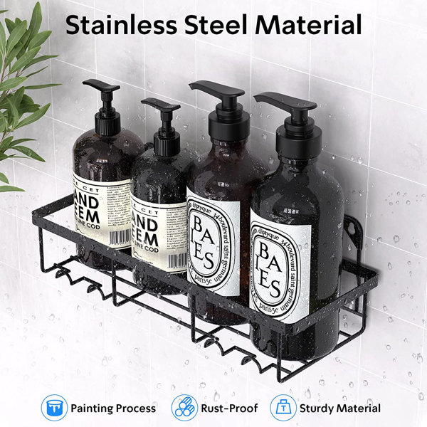 Rebrilliant Stainless Steel Shower Caddy & Reviews | Wayfair