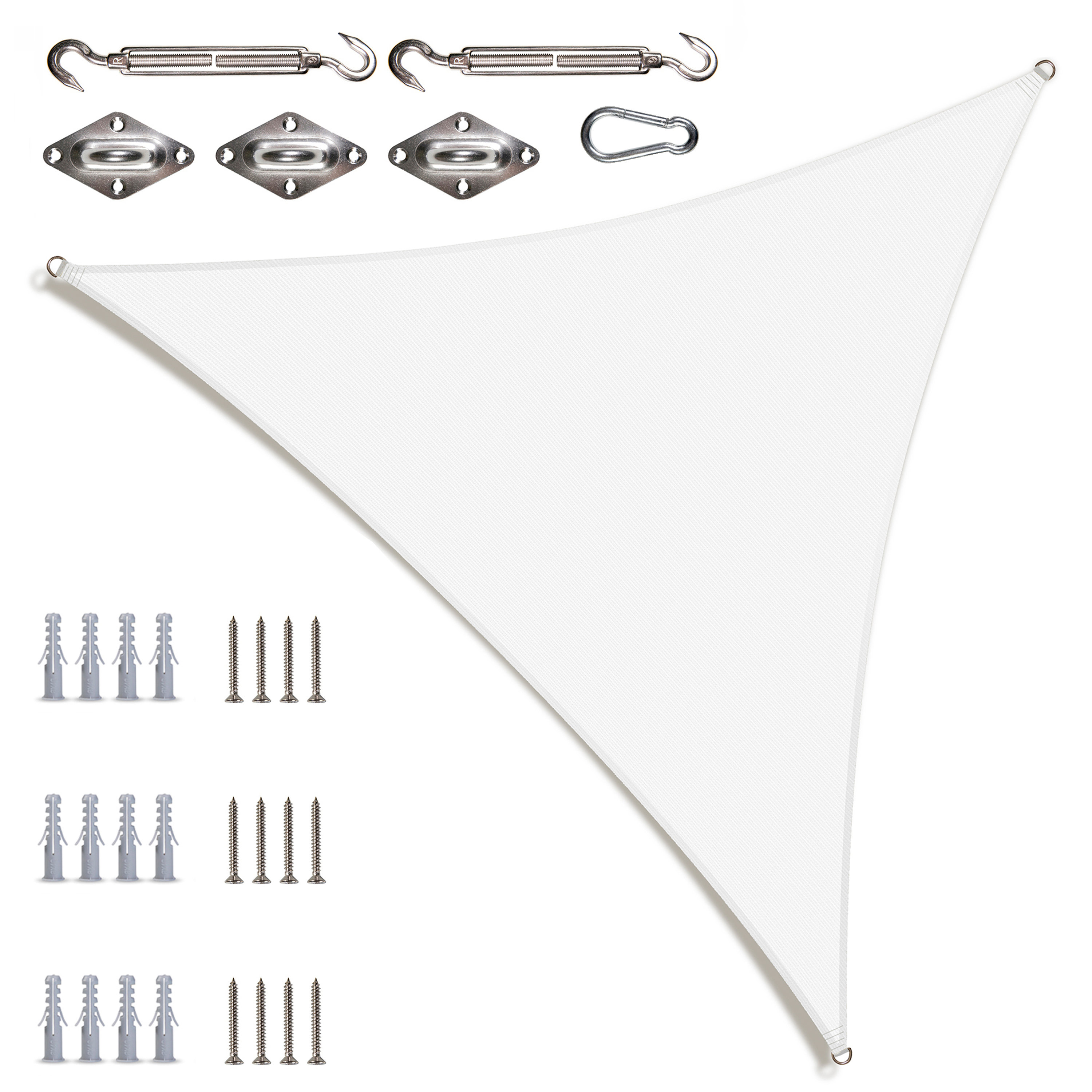 Royal Shade Triangle Shade Sail with Hardware Kit & Reviews | Wayfair