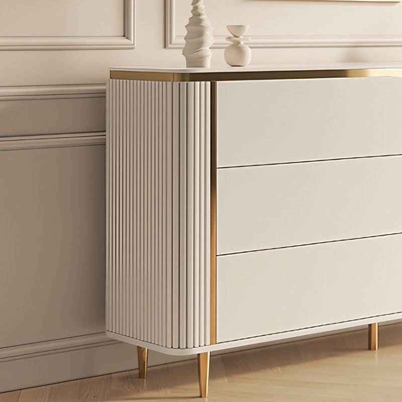 Licalilo Luxury Storage Cabinet for Bedroom with Rock Board | Wayfair