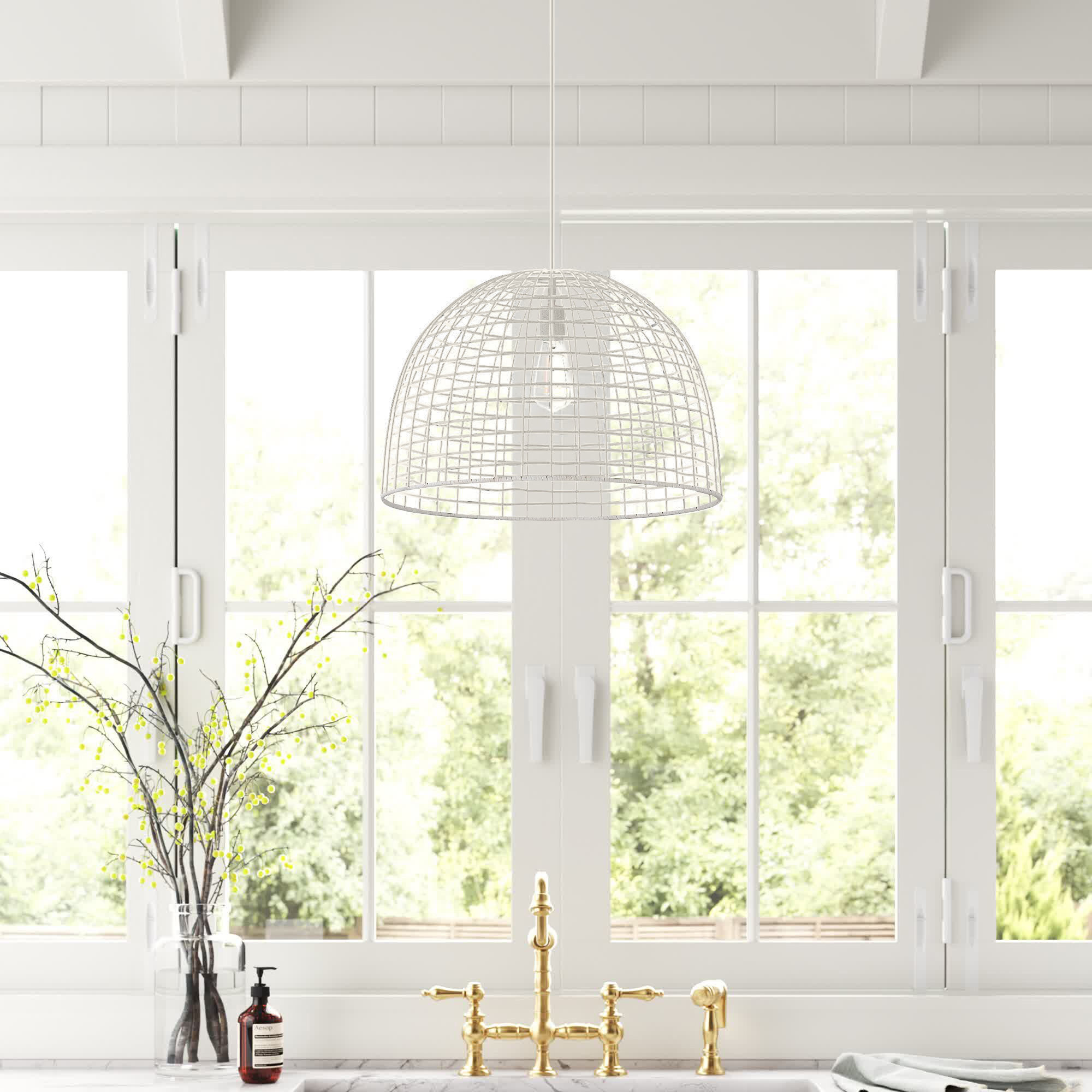 Sand & Stable Stevie 1 - Light Single Pendant & Reviews | Wayfair