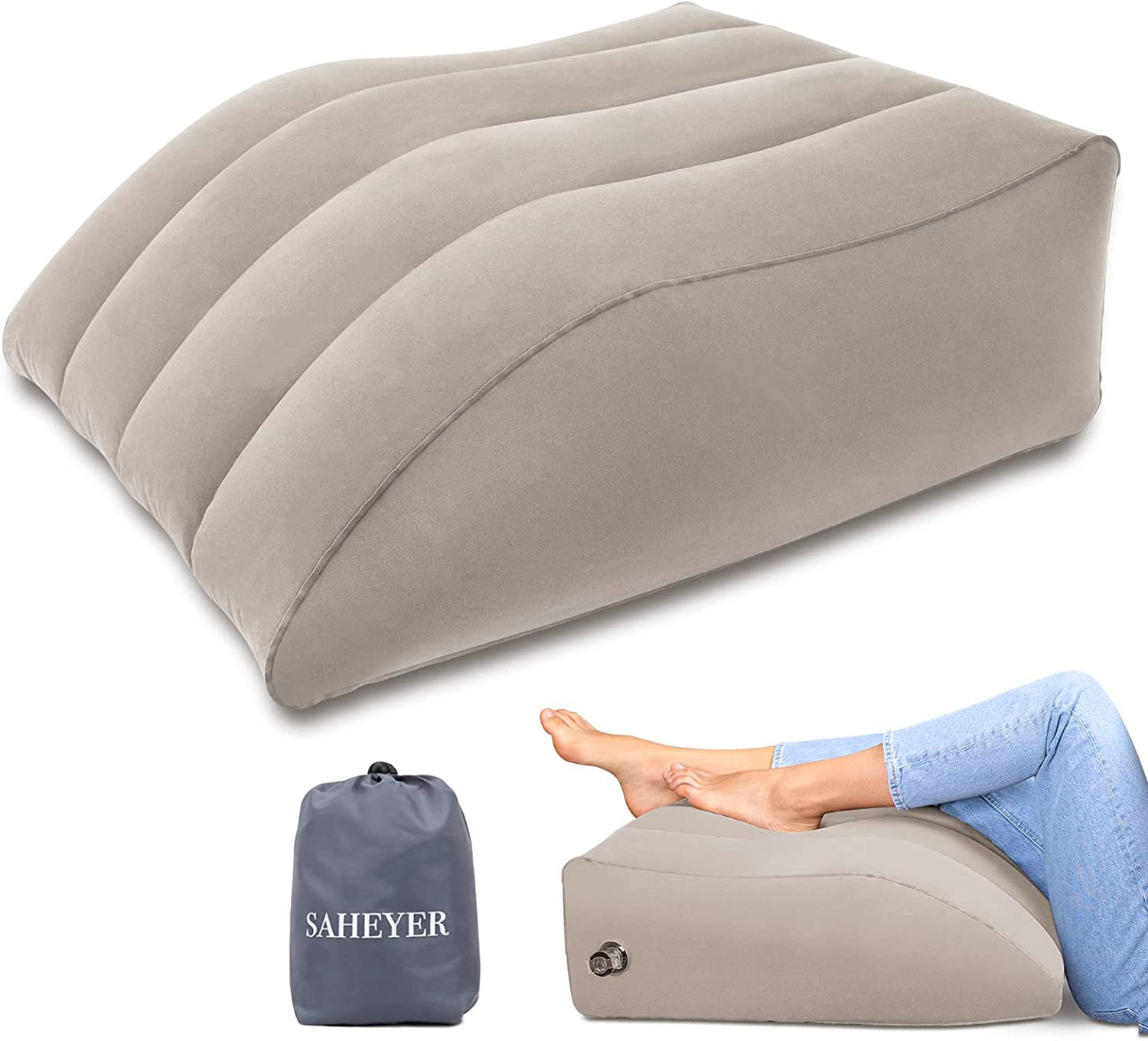 c&g home Leg Elevation Pillows,Inflatable Leg Pillows For Swelling ...
