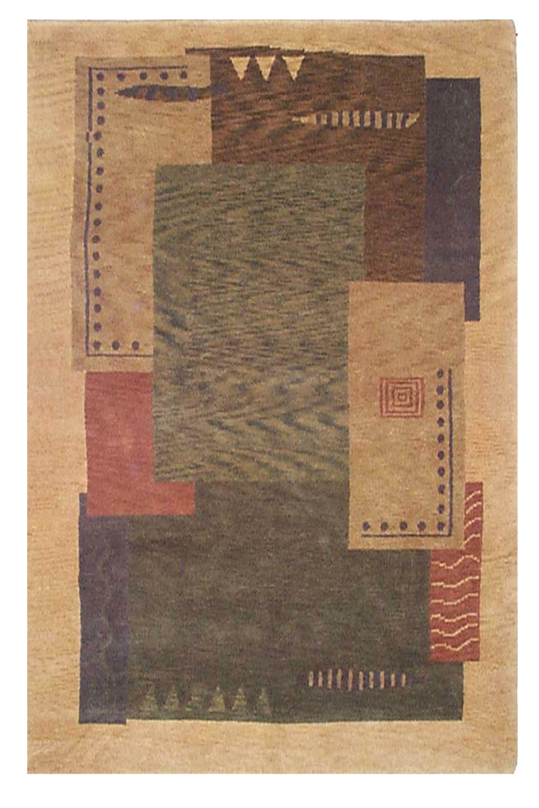 American Home Rug Co. American Home Contemporary Abstract Hand Tufted ...