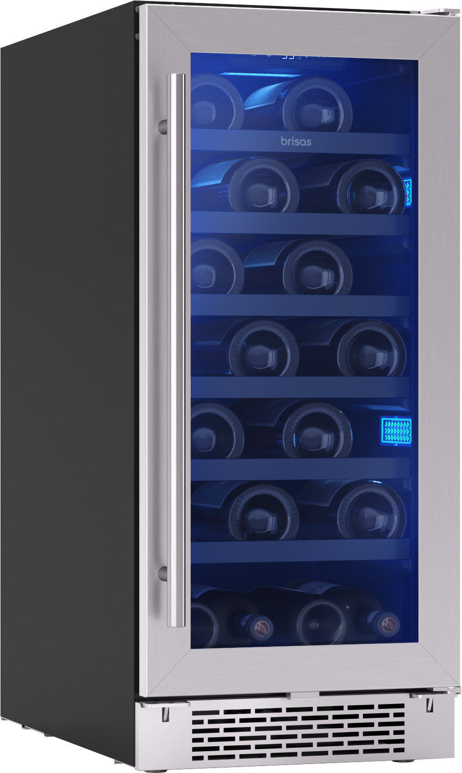 Zephyr Brisas 15 In. 28-Bottle Single Zone Wine Cooler | Wayfair