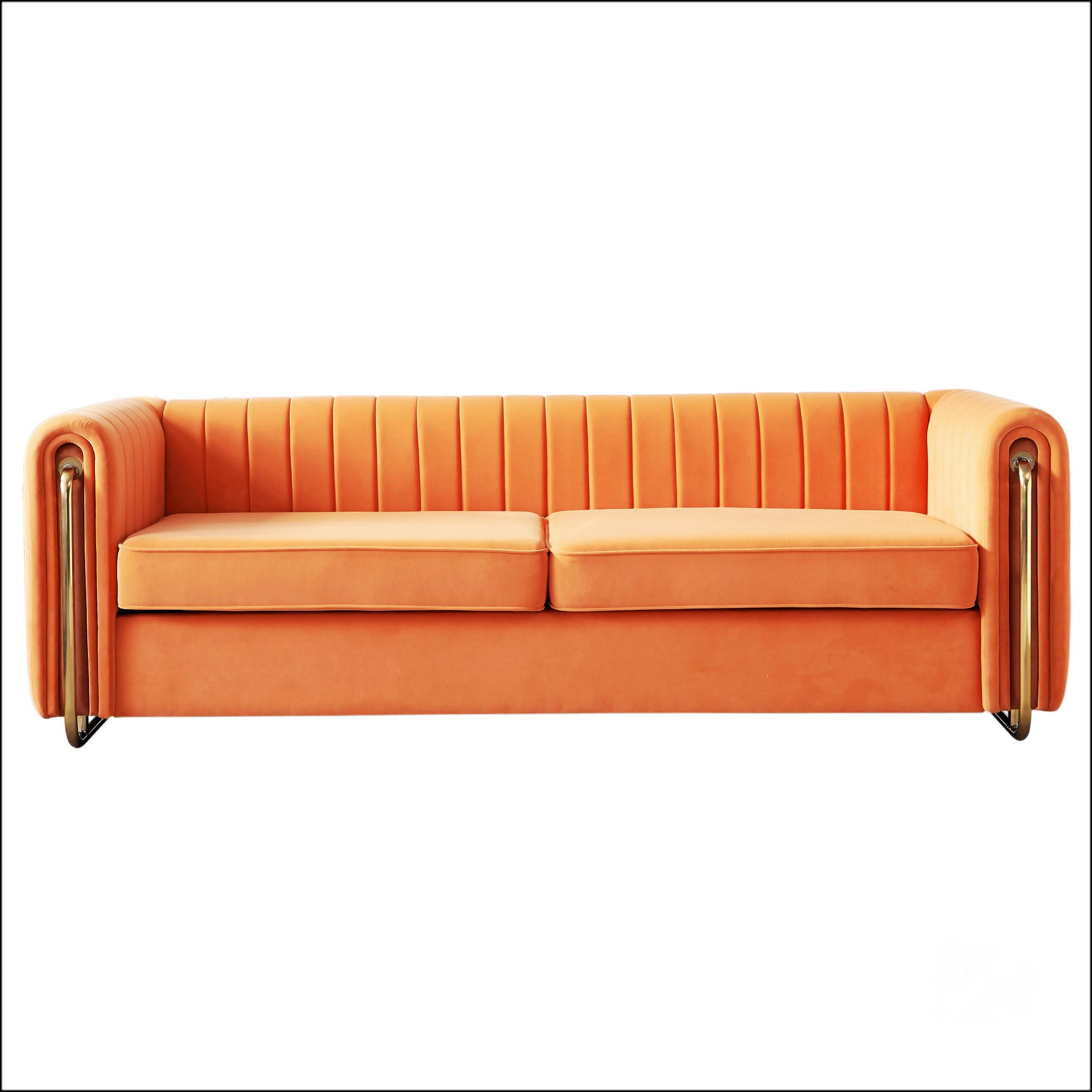 Everly Quinn Contemporary Soft Velvet Sofa Couch - Wayfair Canada