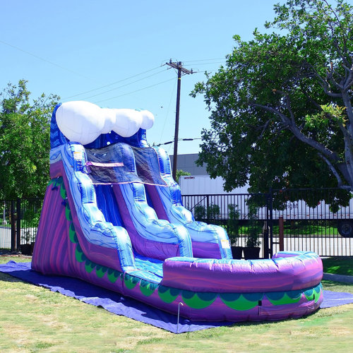 JumpOrange 15 FT Mermaid Commercial Grade Water Slide with Pool (with ...