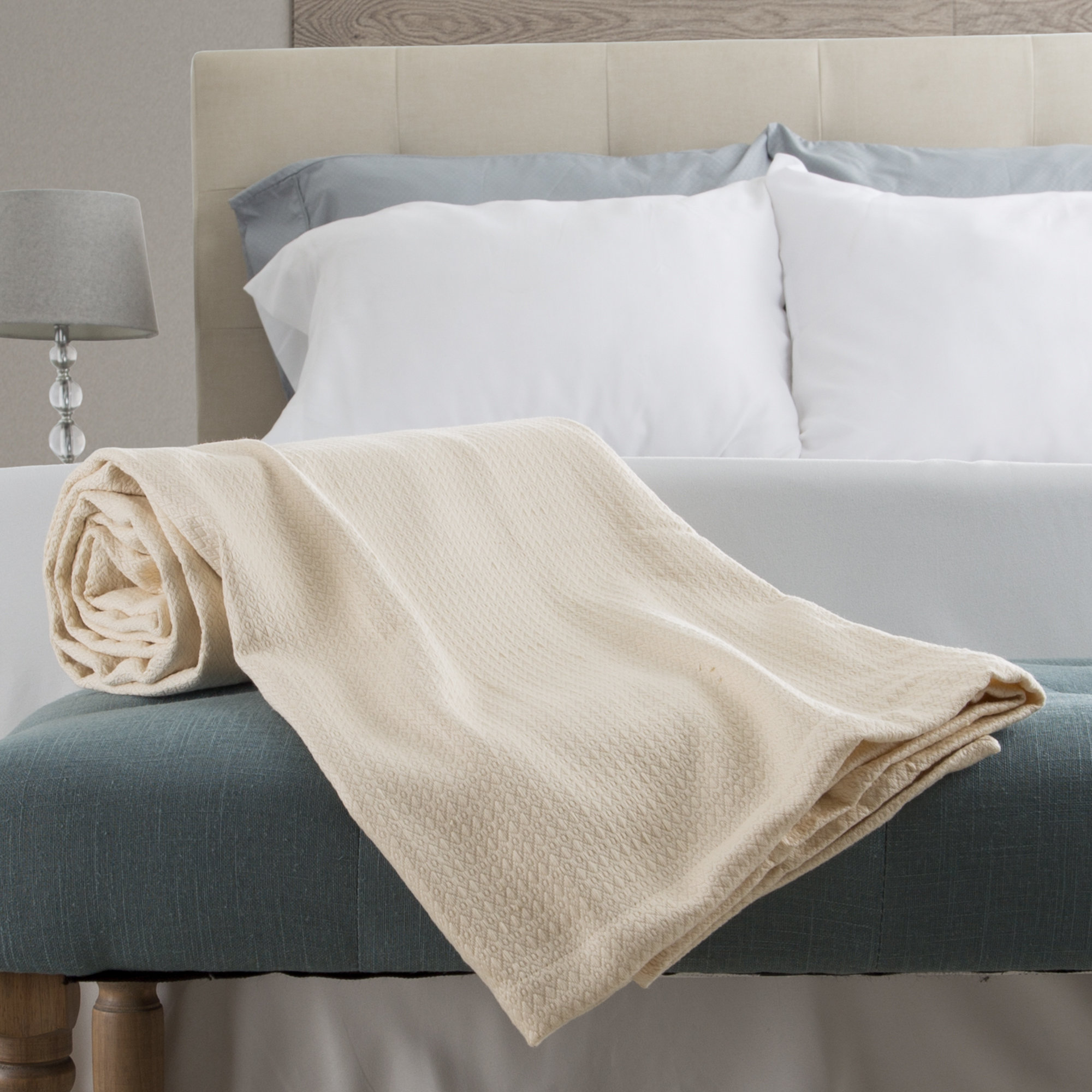 Plymouth Home Cotton Blanket & Reviews | Wayfair