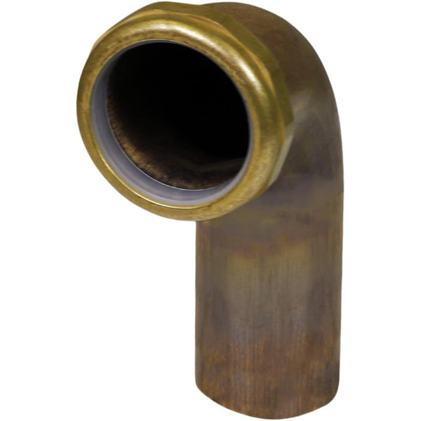 Highcraft Brass Waste Arm 1-1/2" x 12" Slip Joint Brass Waste Bend 17 ...