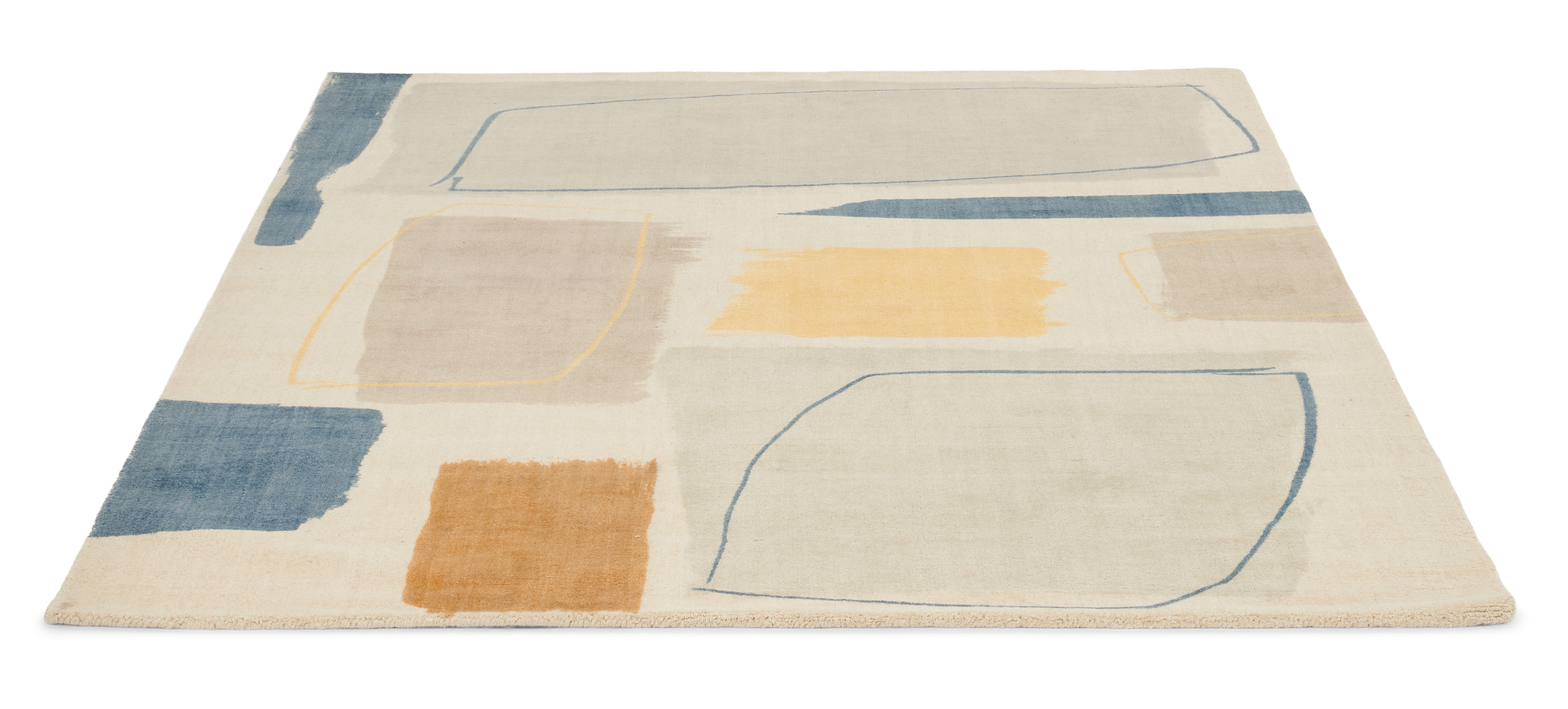 Orren Ellis Rectangle Yalissa Geometric Hand Tufted Wool Area Rug in ...