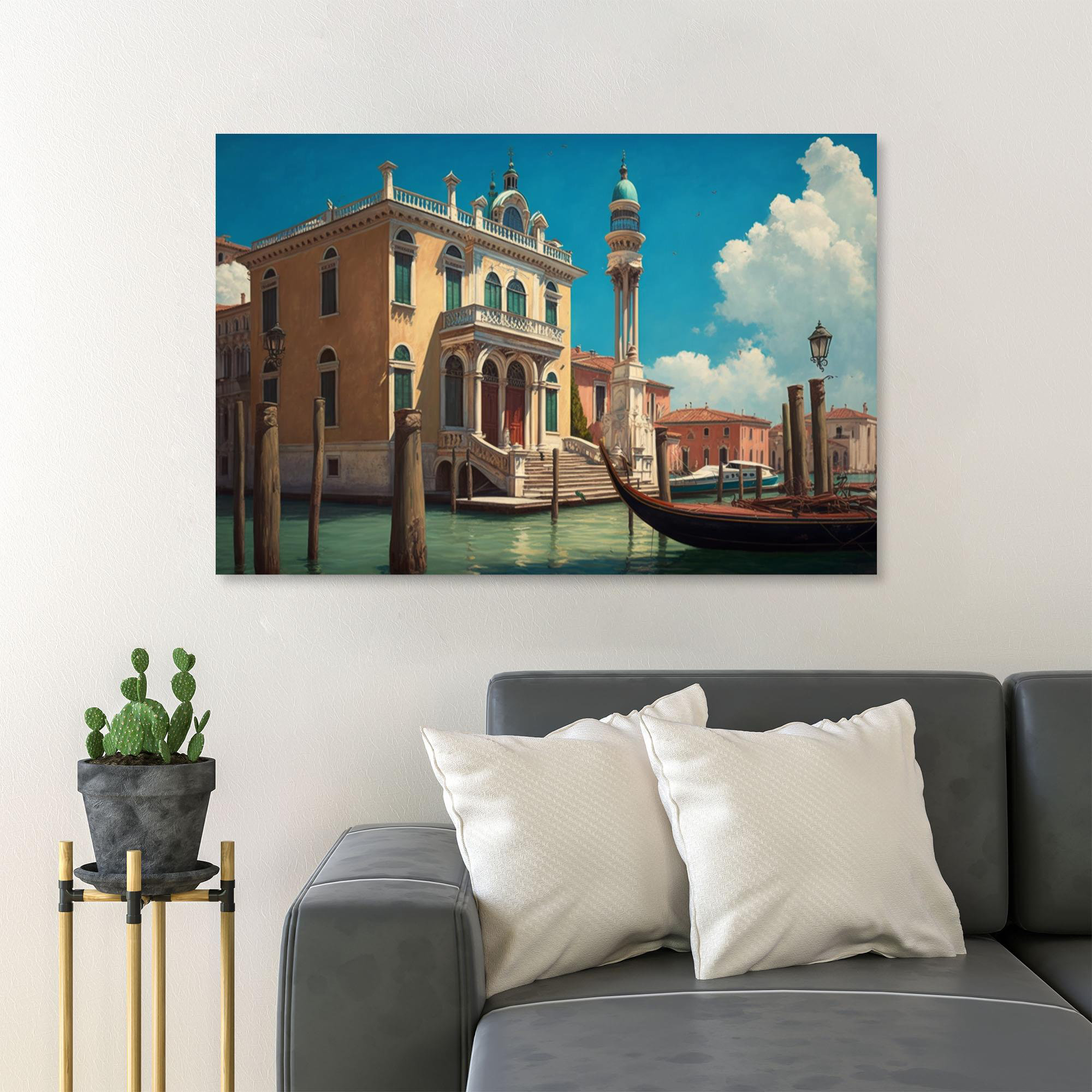 Winston Porter Dequanta Venice Realism Style 2 On Canvas Graphic Art ...