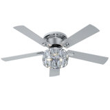 Chrome Ceiling Fans You'll Love | Wayfair