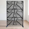 Kozyard Metal Privacy Screen Decorative Outdoor Divider With Stand ...