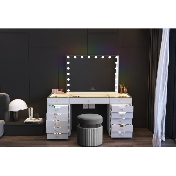 Ivy Bronx Cyrita Dressing Table | Wayfair.ie