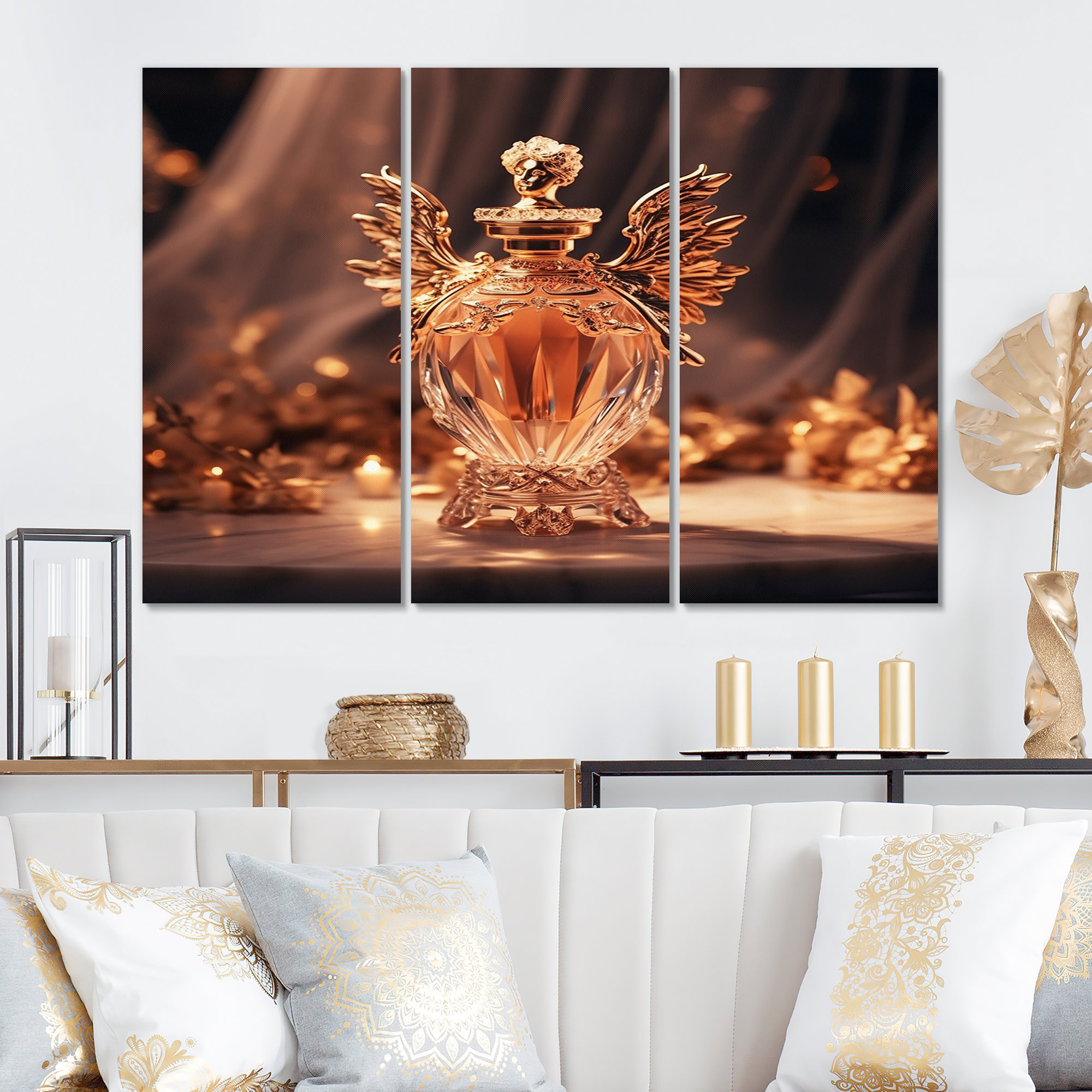 Design Art Retro Perfume Bottle Exquisite Design IV - Perfumes Wall ...