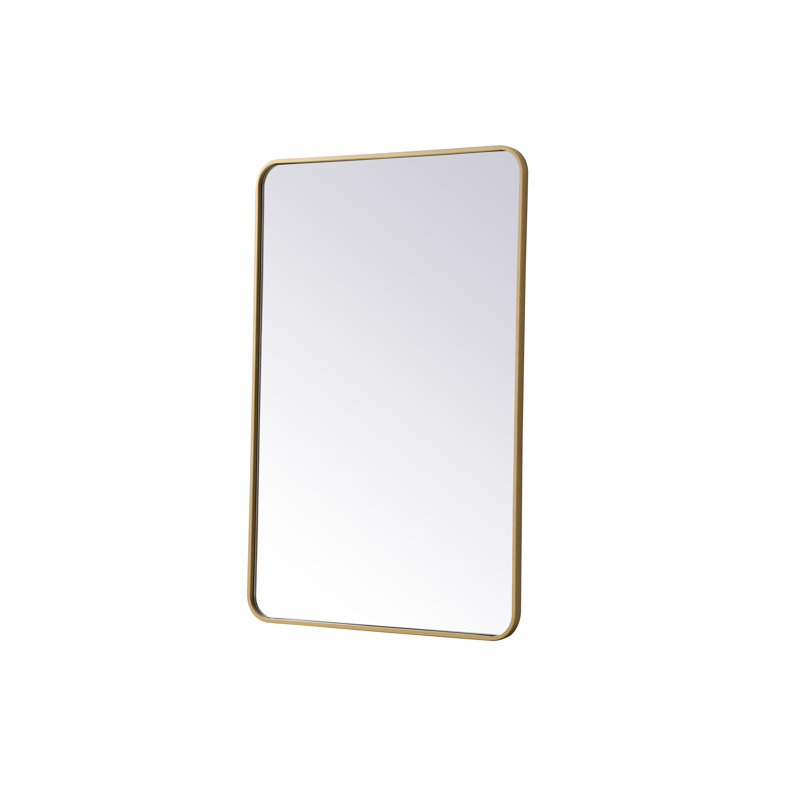 RE/FINE™ Sabine Metal Rounded Rectangle Wall Mirror & Reviews | Wayfair