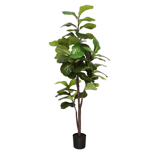 Primrue Indoor Artificial Plants: 6Ft Artificial Potted Plant Trees ...