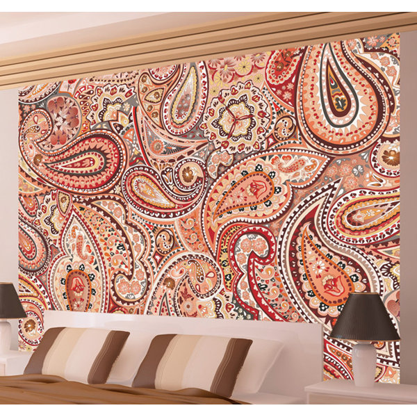 East Urban Home Paisley Wall Mural | Wayfair