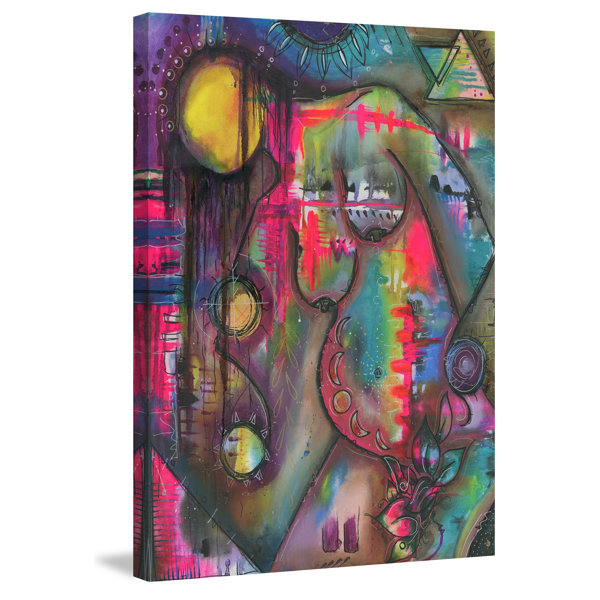 Marmont Hill 'Mother Nature' by Sloane Kady Painting Print on Wrapped ...