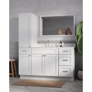 Corner Bathroom Vanities You'll Love | Wayfair
