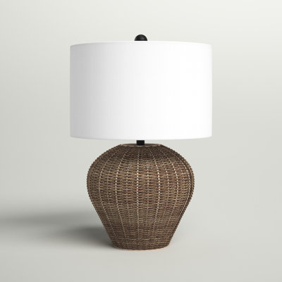 Sand & Stable Carlita Wicker/Rattan Table Lamp & Reviews | Wayfair