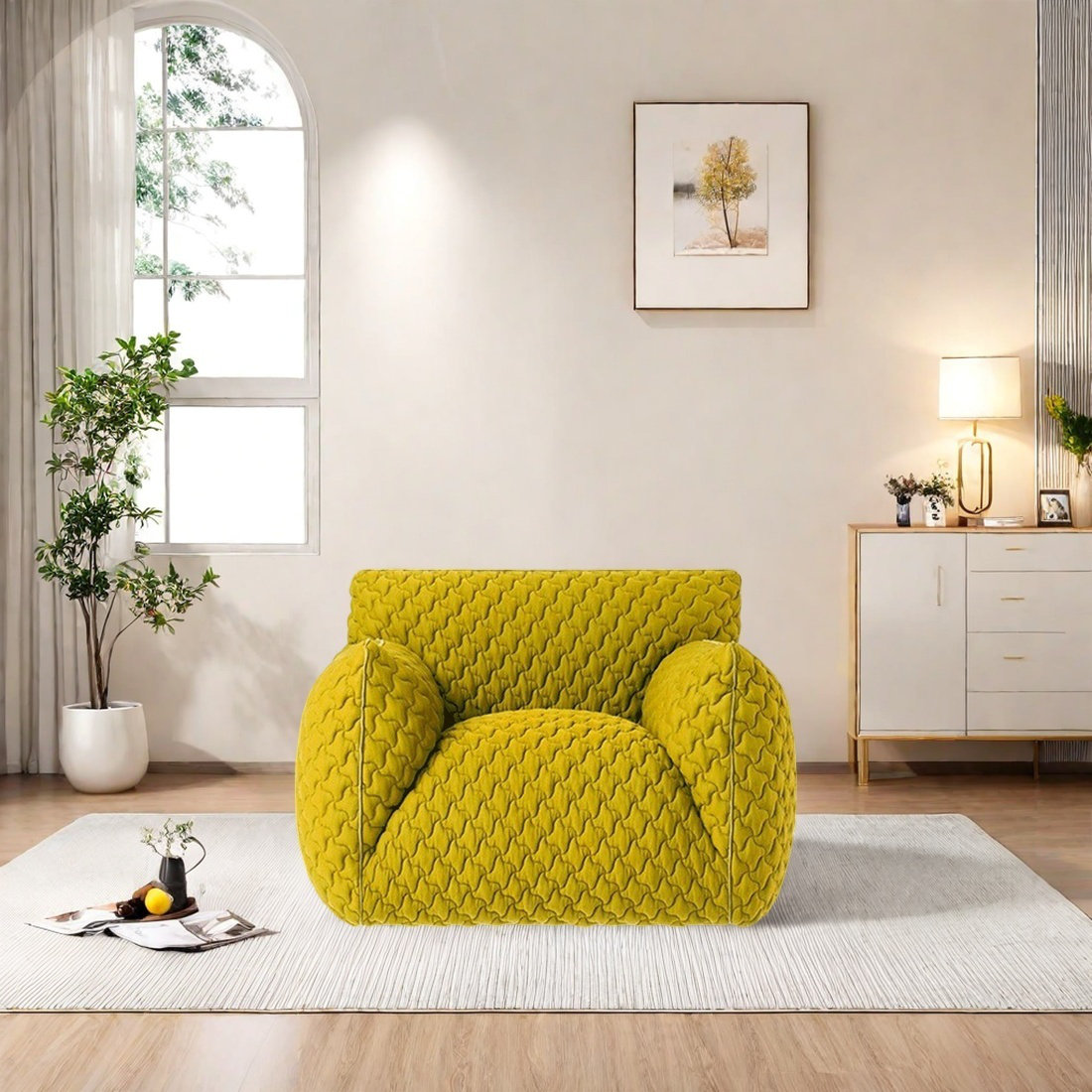 wangling hone Luxurious Comfy Chair with Soft Cushion | Wayfair
