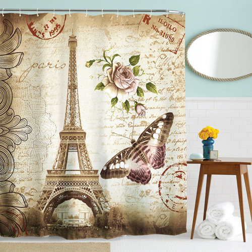 French Country Shower Curtains & Shower Liners You'll Love | Wayfair