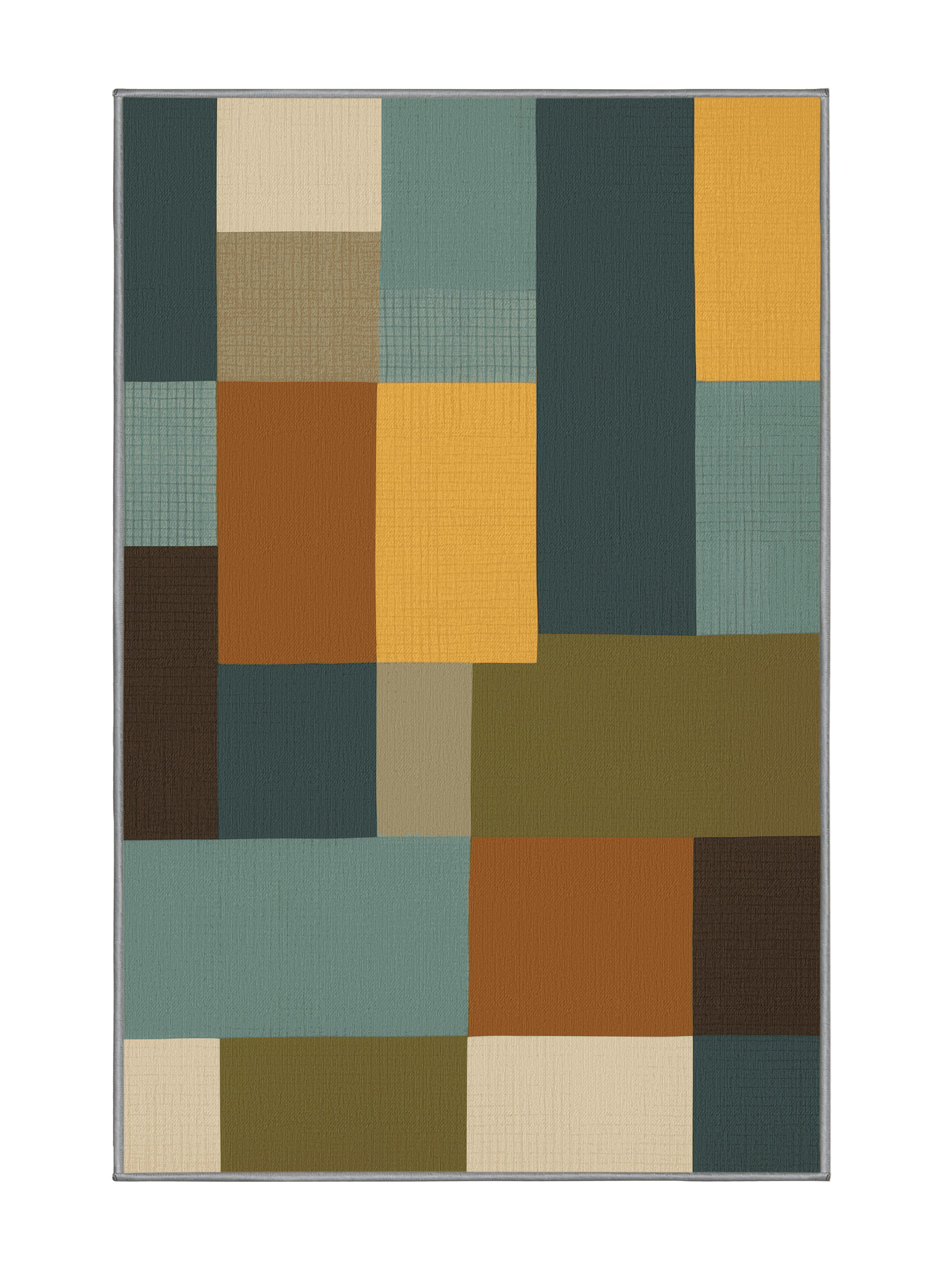 Ebern Designs Square Strata Rug | Wayfair