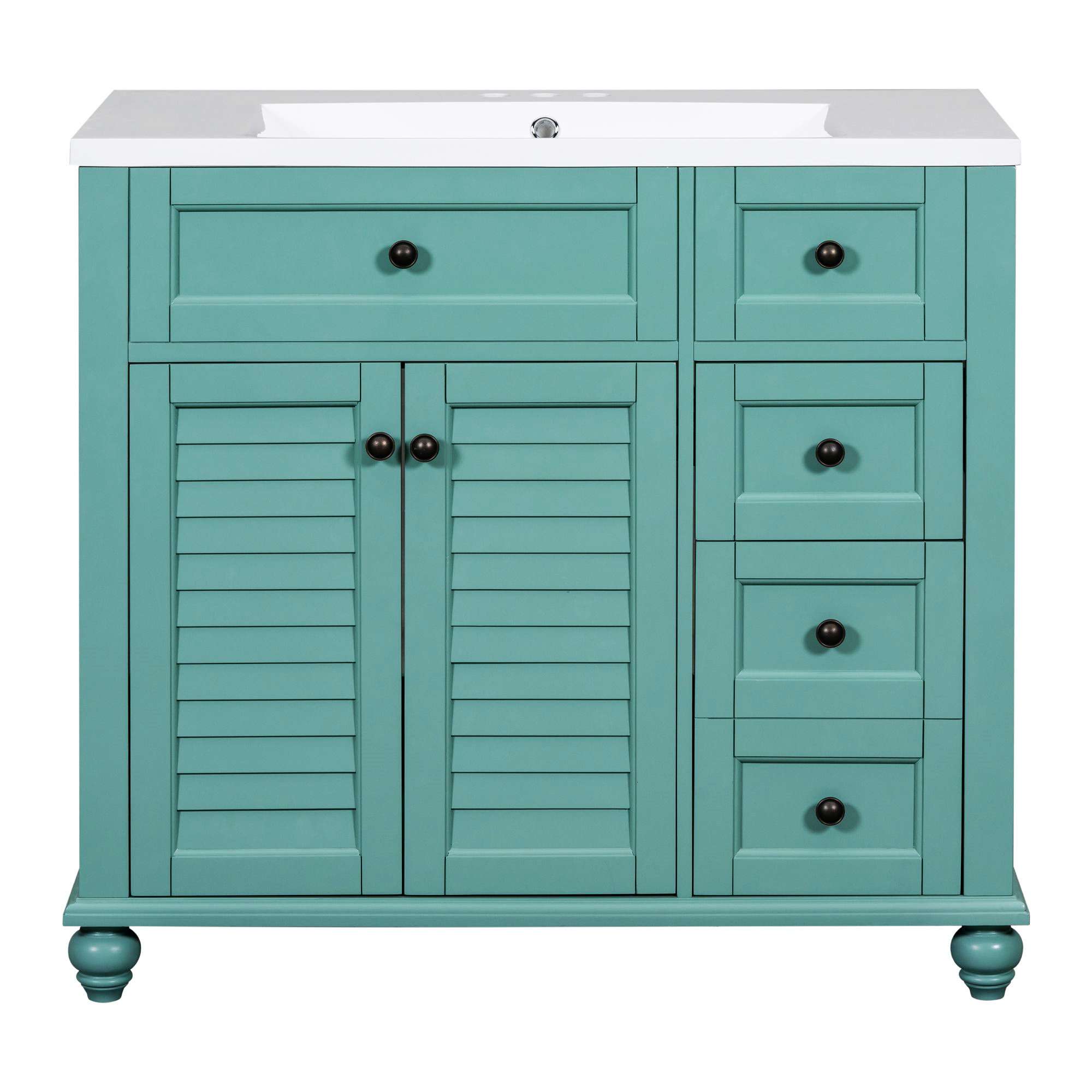 Darby Home Co Almke 36'' Bathroom Vanity With Undermount Sink,Free ...