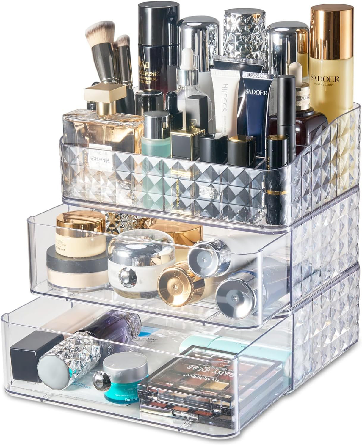 Rebrilliant Stackable Cosmetics Organizer And Storage Cosmetic Display ...