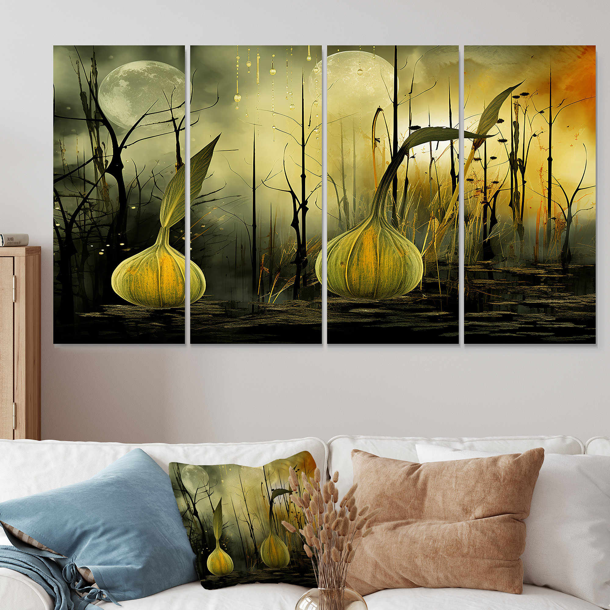 Trinx Green Fennel Herbs Dreamscape - Herbs 4 Piece Wall Art | Wayfair